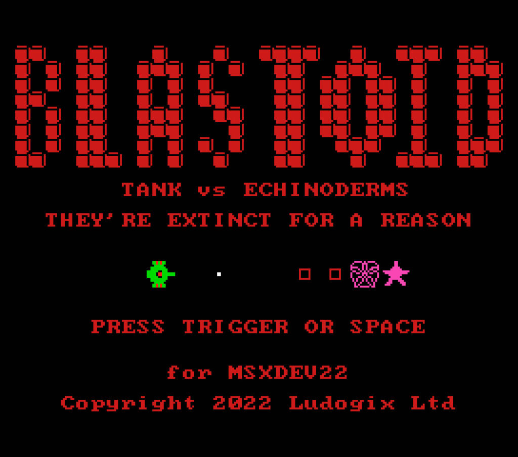 Blastoid: sétimo jogo inscrito na MSXdev22 - Revista Clube MSX